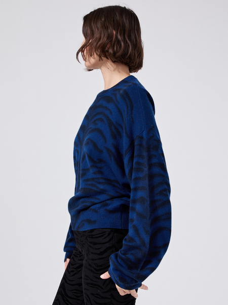 Debbie Cashmere Jumper Navy – Hayley Menzies