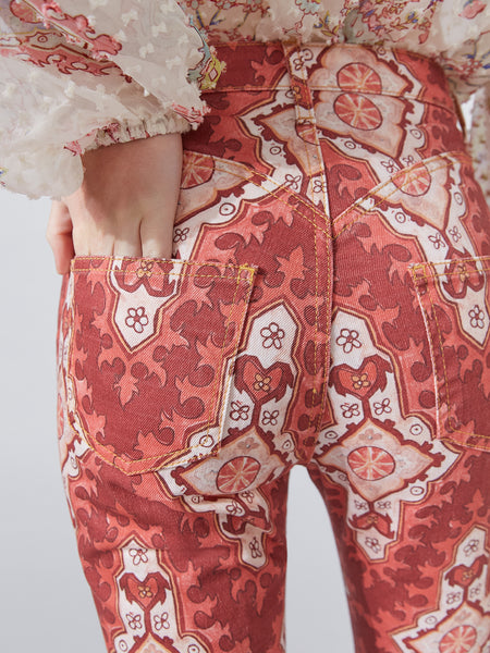 Dylan Flare Jeans Red – Hayley Menzies