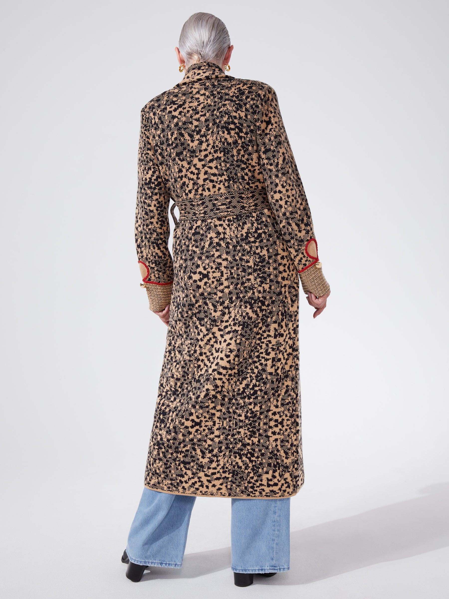 Hari Merino Jacquard Smoking Robe Camel – Hayley Menzies
