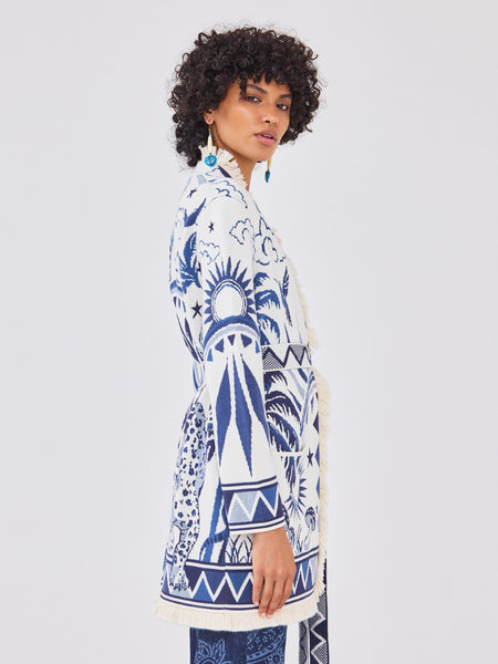 Magic Leopard Cardigan Cream – Hayley Menzies